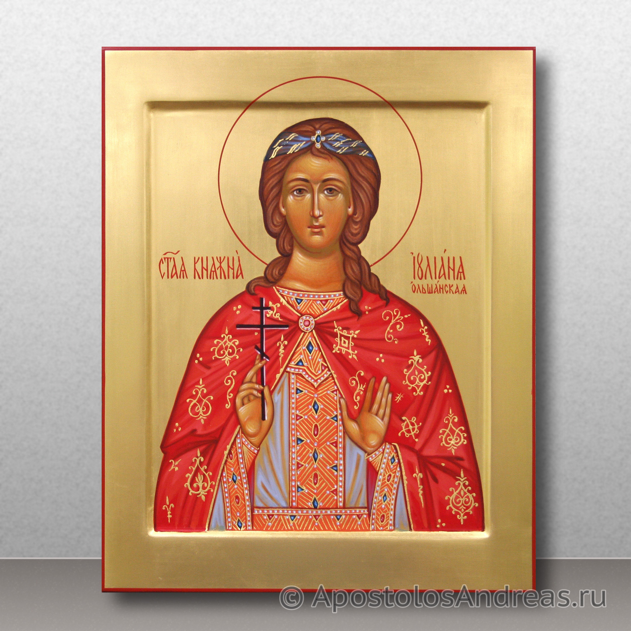 Икона Иулиания Ольшанская, праведная. Рукопись на доске. Купить икону с ...